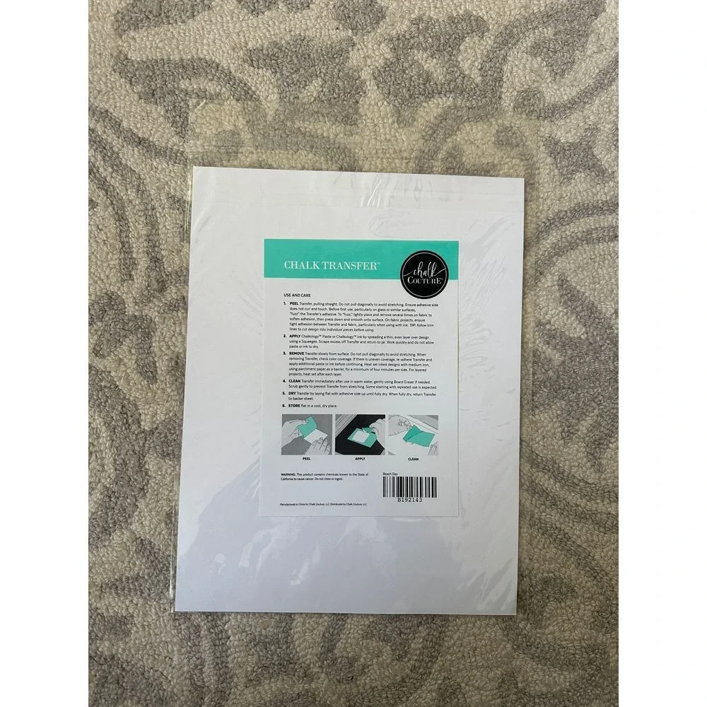 Chalk Couture | Office | Chalk Couture Beach Day Chalk Transfer B92143 ...